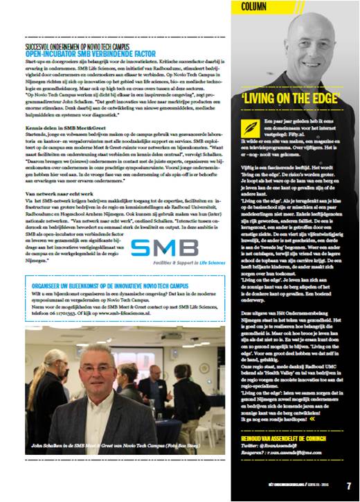 In de media - SMB Life SciencesSMB Life Sciences